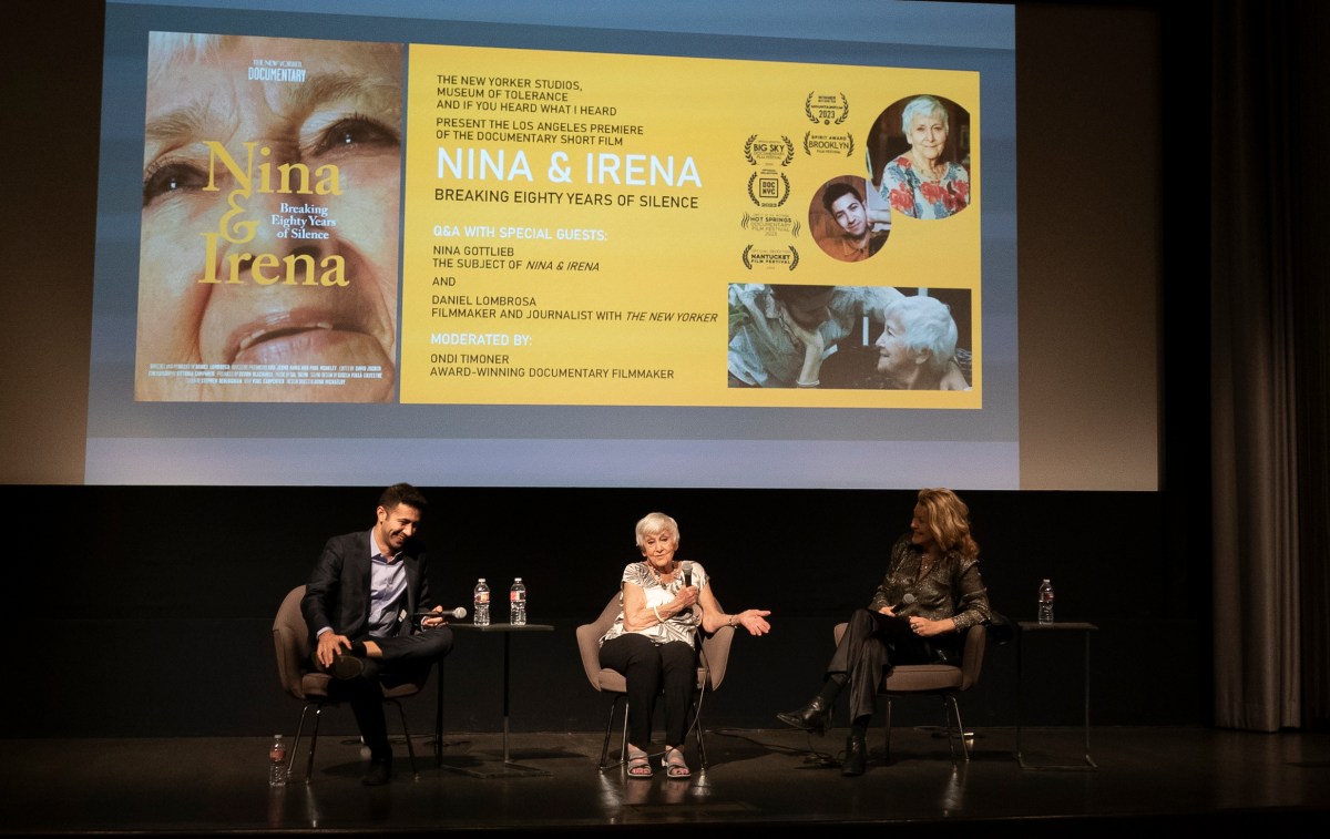 Daniel Lombroso on the making of Nina & Irena | Docs on Screens